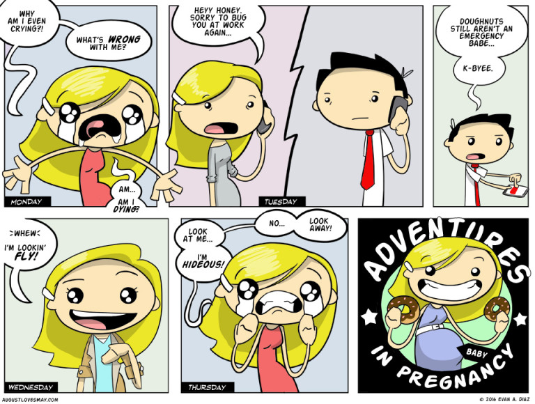 What it's really like being pregnant | Comic - August Loves May